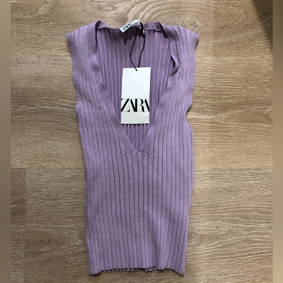 Zara | Tops | Nwt Zara Ribbed Tank | Poshmark